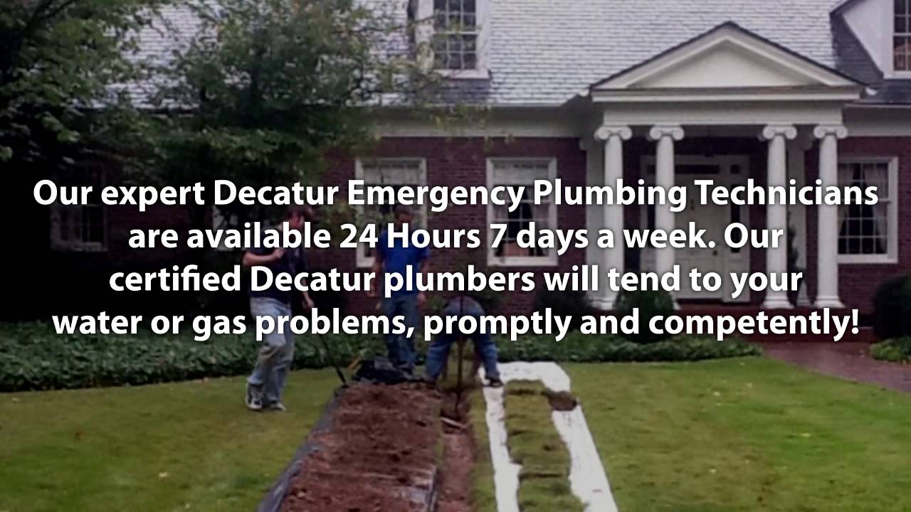 Let us take care of all your Decatur plumbing needs. - YouTube