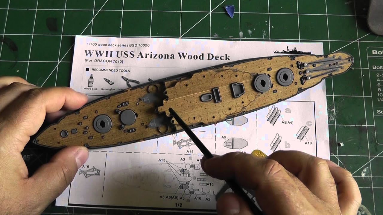 Get out of your Comfort Zone: Dragon 1/700 USS Arizona: Part 4 - YouTube