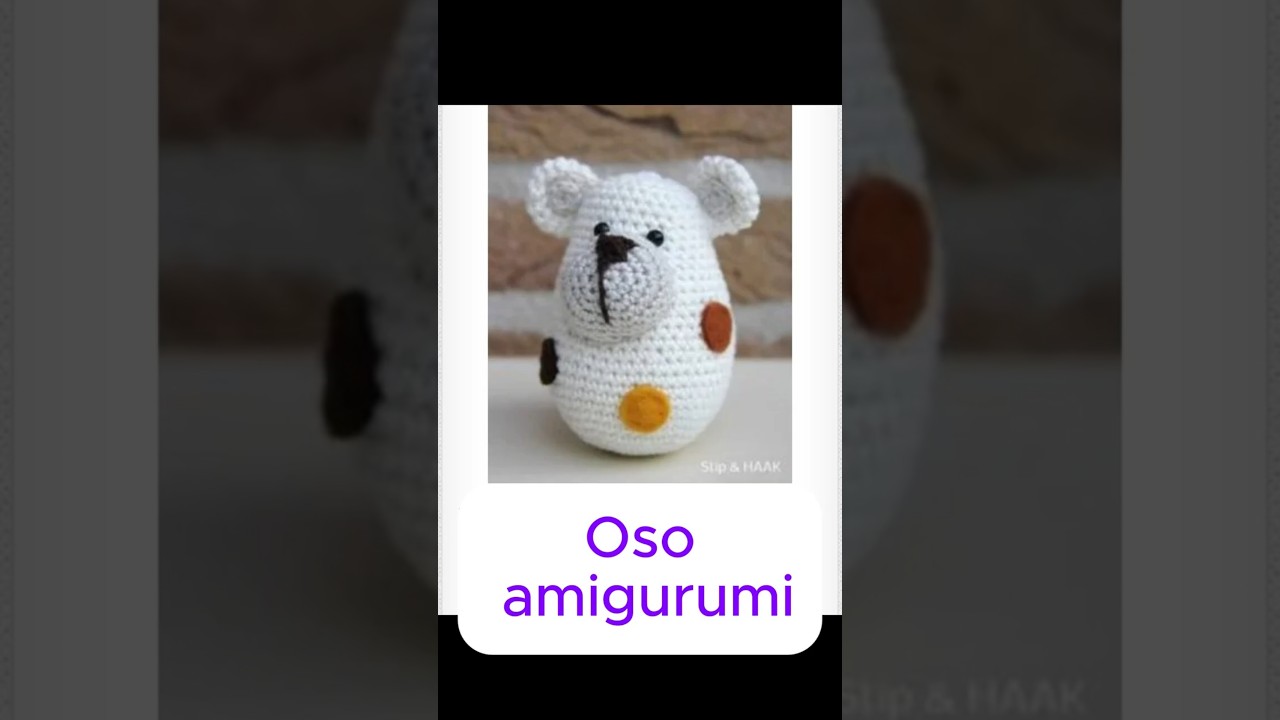 Oso con manchas #crochetamigurumi #patronesdecrochet #patronesgratis # ...