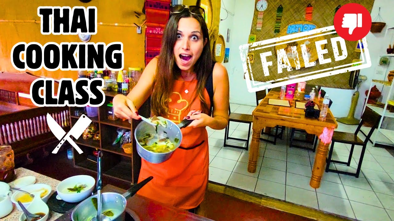 THAI FOOD COOKING CLASS in CHIANG MAI THAILAND | BEST COOKING CLASS in ...