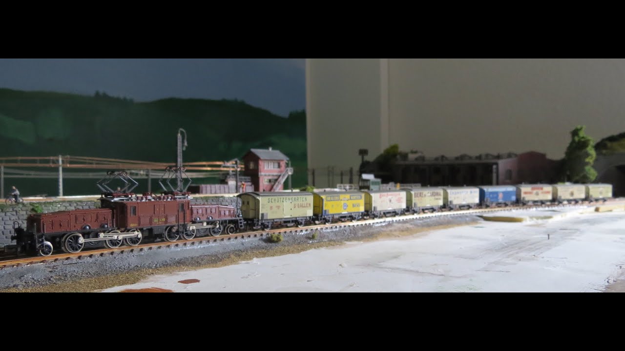 Swiss Bierzug - Escala N / Échelle N / N gauge / Spur N - YouTube