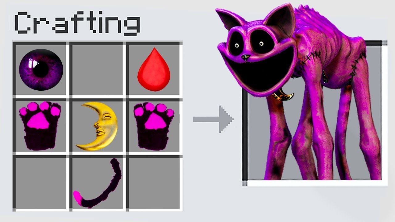 CRAFTE NIEMALS das CATNAP MONSTER! 😲 (Minecraft) - YouTube