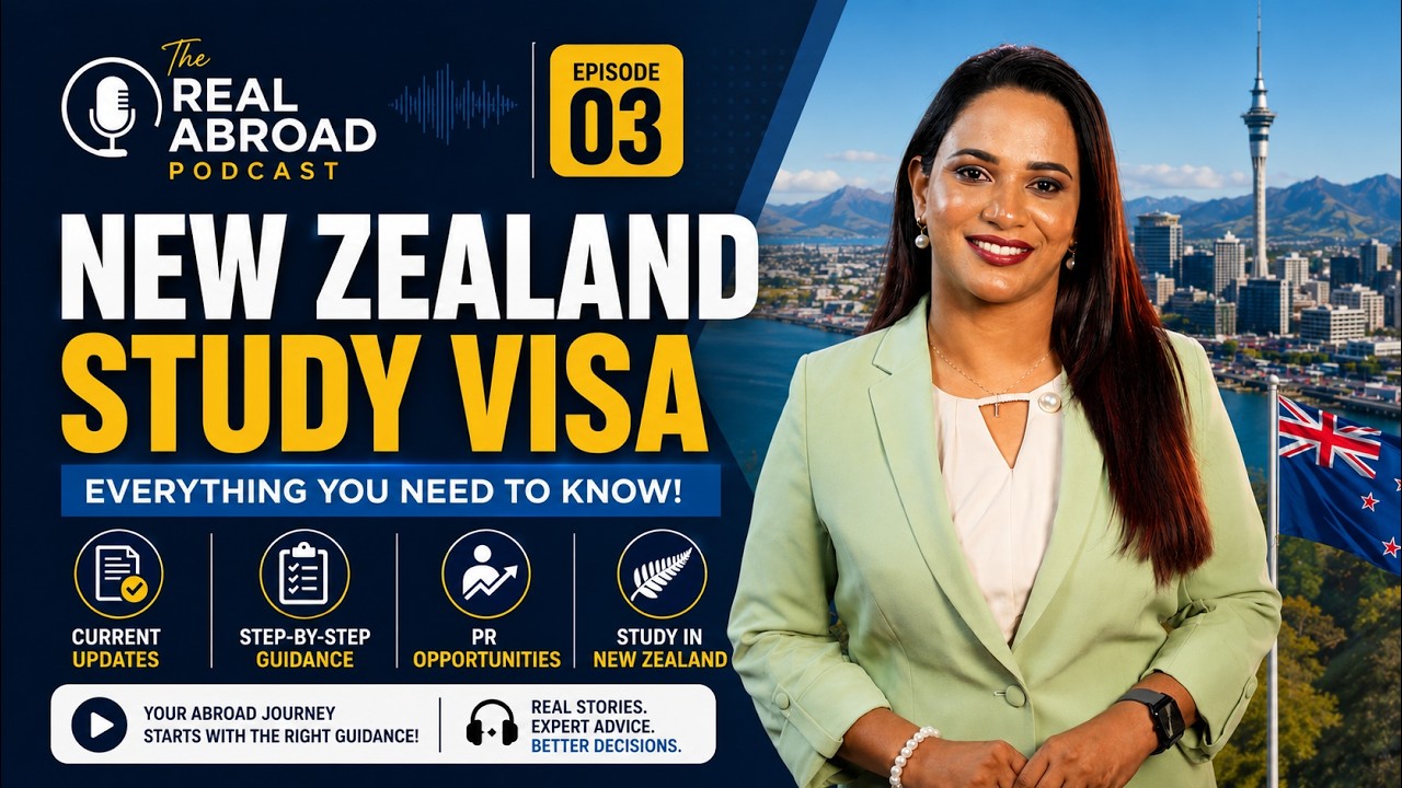 🇳🇿 New Zealand Study Visa procedures | The Real Abroad Episode 3 - YouTube