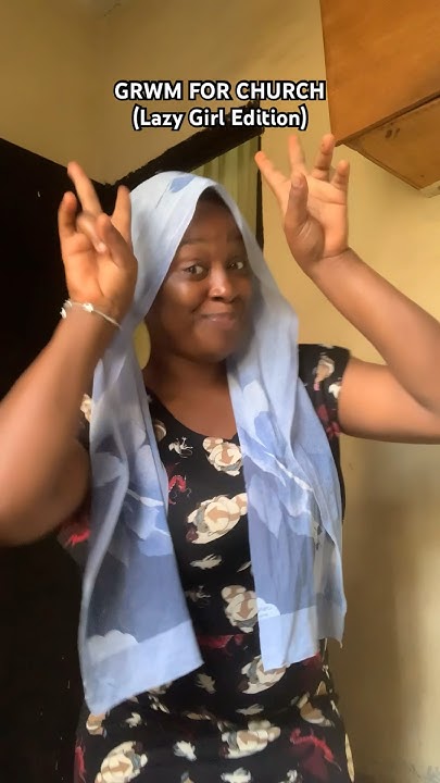 GRWM lazy church girl edition #shorts - YouTube