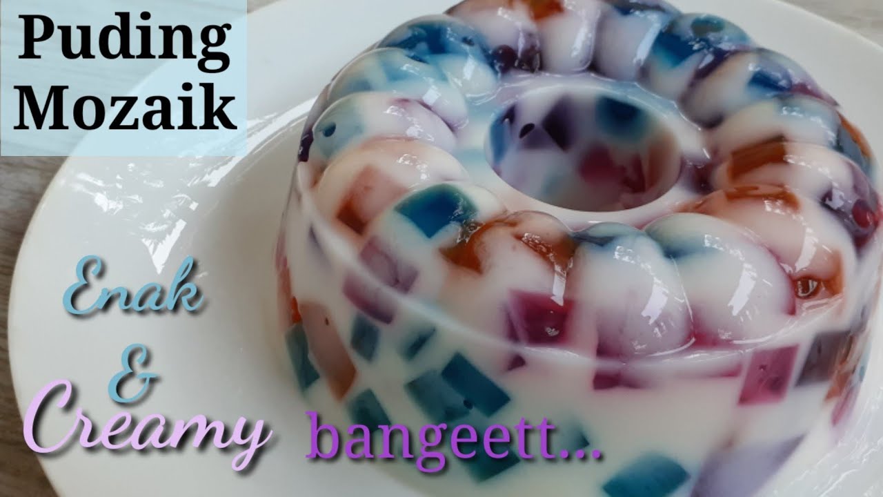 Cara membuat puding Mozaik - YouTube