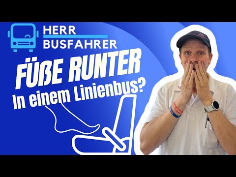 Respektvolles Verhalten im Bus: Warum Füße nicht auf den Sitzen landen ...