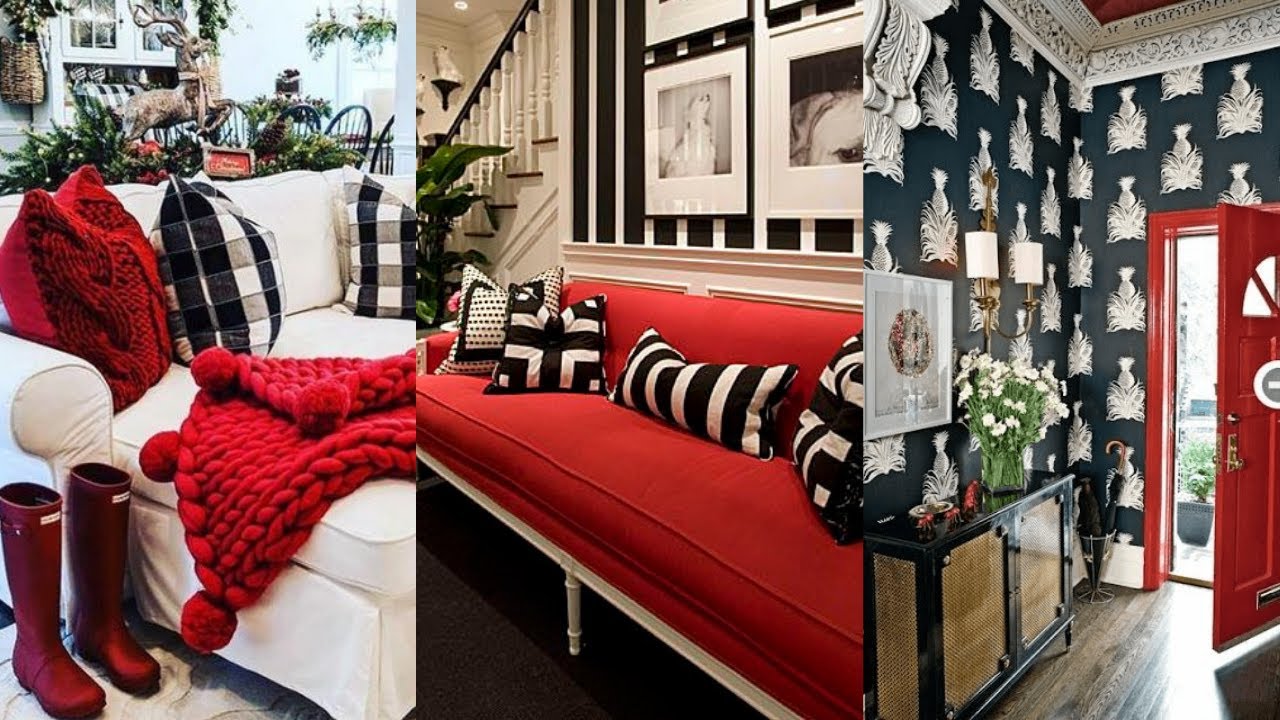 Red And Black Living Room Ideas | Baci Living Room