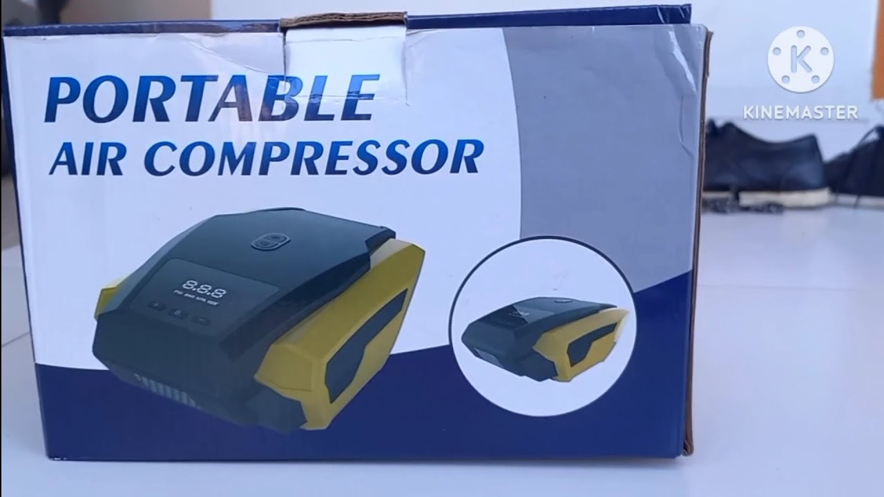 Solusi ban kempes - pompa otomatis - Portable air compressor - Tire ...