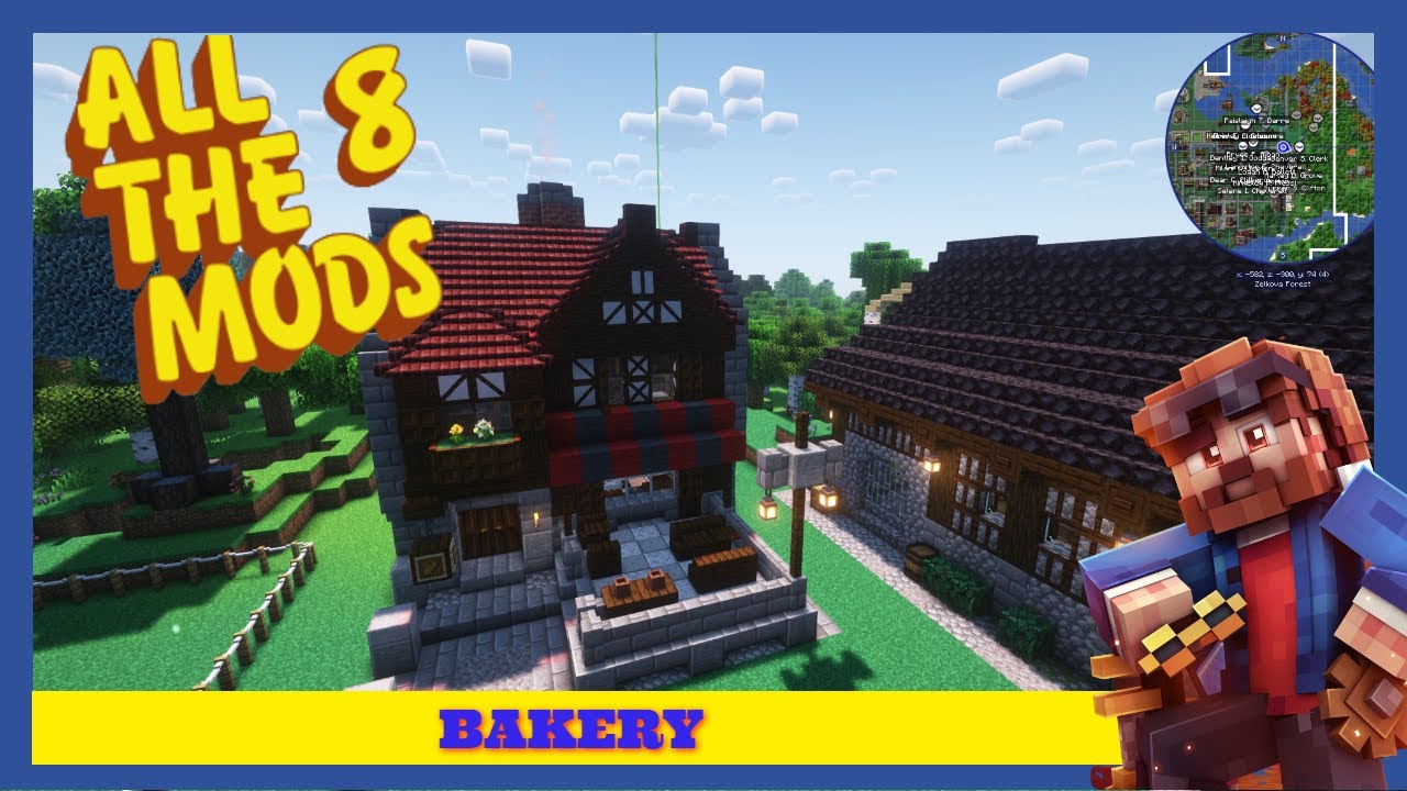 All The Mods 8 Minecolonies | Ep 32 | Bakery - YouTube