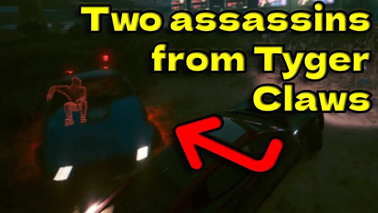 Tyger Claw Assassins attack V | New random encounter | Cyberpunk 2077 ...