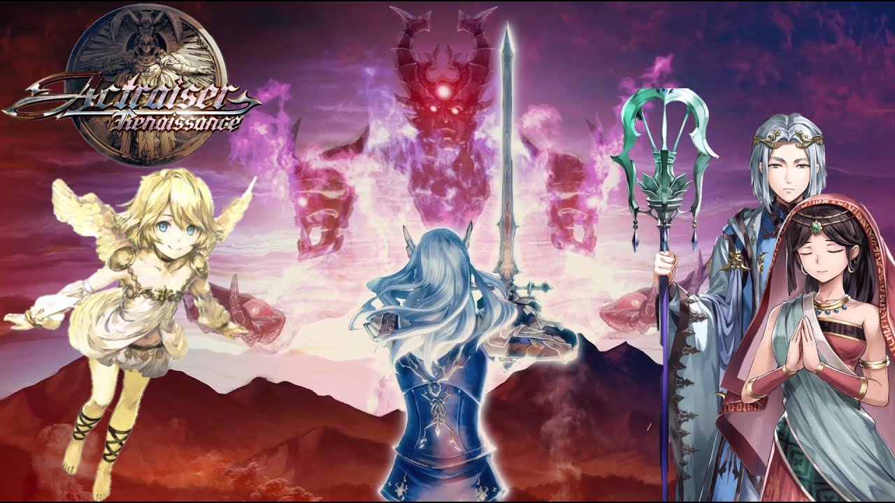 Actraiser Renaissance Part 5 Marahna / Karia & Rafflasher Boss ( Action ...