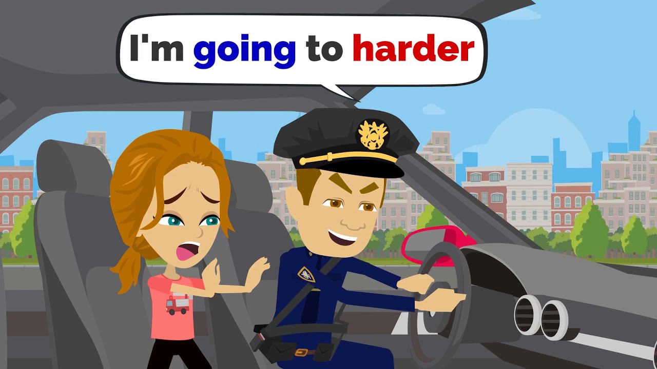Police breaks the law by driving too fast | Learn English | English ...