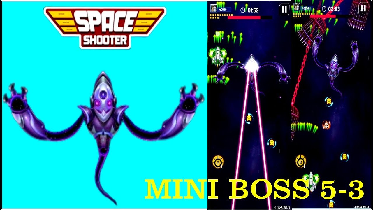 🎮 Space Shooter Boss Mini Boss 5.3 | Epic Fight By World Bosses 🚀 - YouTube
