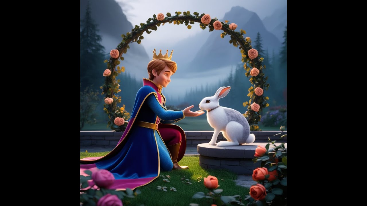 Prince Arlen and a Rabbit#disney #disneyanimatedcartoons # ...