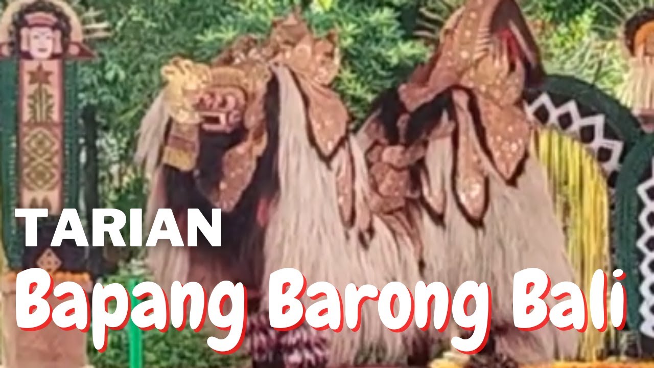 ATRAKSI TARI BAPANG BARONG BALI - YouTube