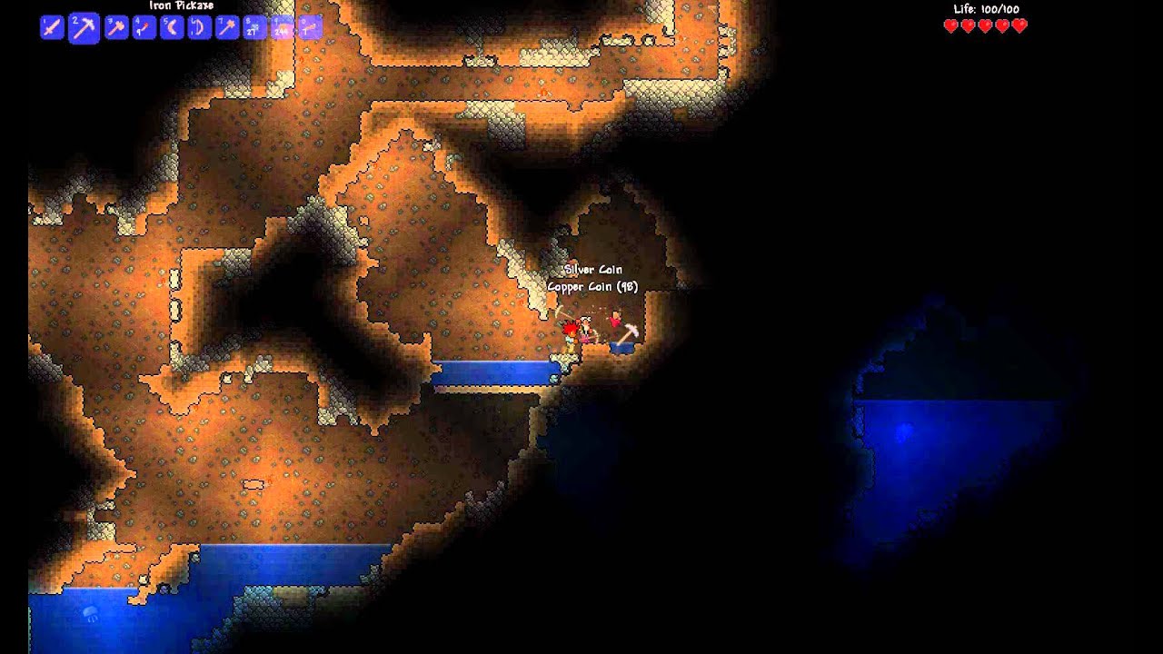 Let's play Terraria part8: When werewolves rave - YouTube