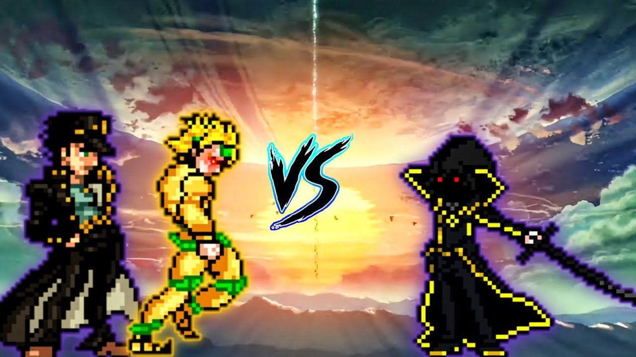 Dio K1 V2 & Jotaro K1 V2 VS Shadow Cid Kagenou V4 in Jump Force Mugen ...