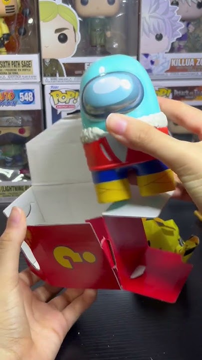 Opening a among us mystery capsule - YouTube