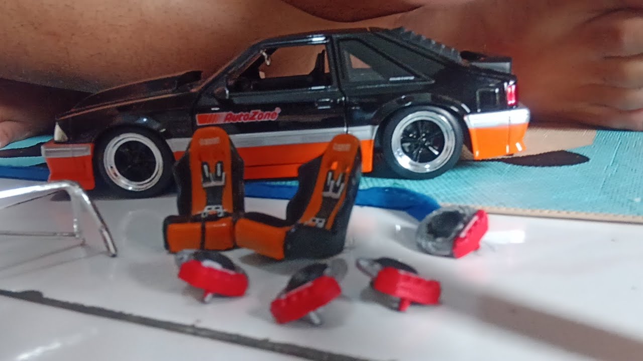 Diecast Merk Jada Bigtime Muscle feat. AutoZone : diecast 1989 Ford ...