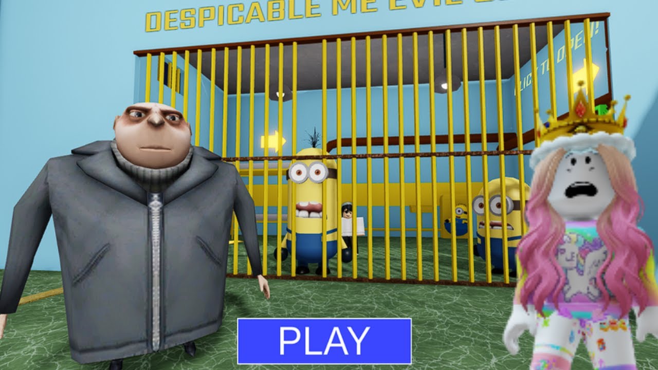 SPEED RUN🔻ARUNA DESPICABLE ME 4! MINIOS E BARRY'S PRISON RUN! (Obby) # ...