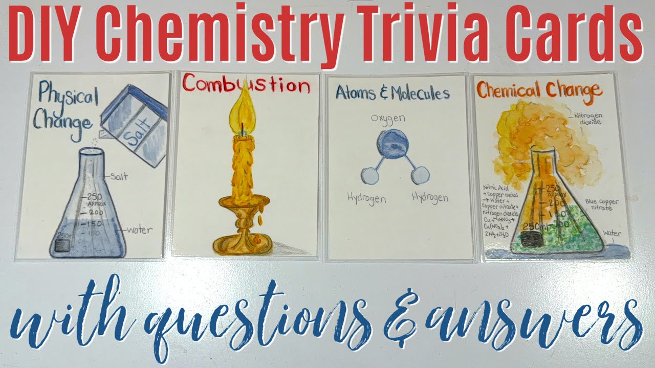 Chemistry Trivia Cards - YouTube