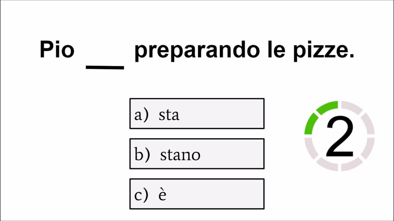 ITALIAN QUIZ for Beginners - level A2/1 | Can You pass this ITALIAN ...