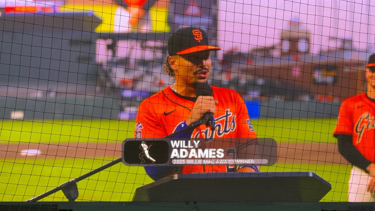 Willie Mac Award Ceremony Oracle Park San Francisco September 26th ...