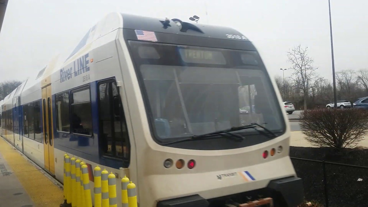 NJ Transit River Line LRT Full HD: Four DMU Trains at Florence RR ...