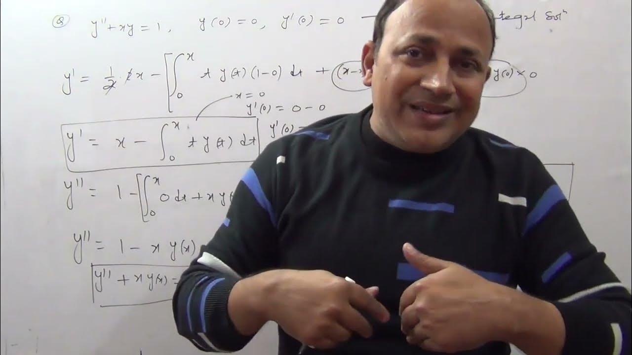 linear integral equation/L 12/ converting initial value problem in to volterra integral equation ...