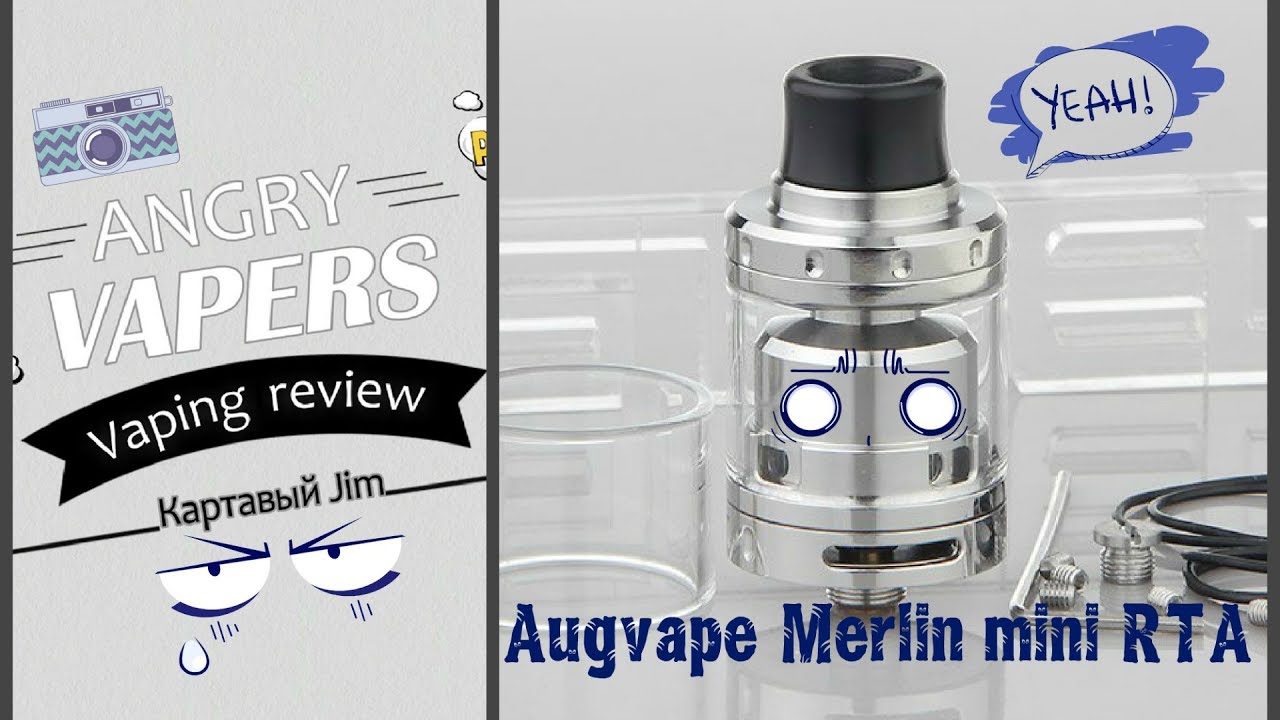 Доработка Бака Merlin Mini RTA от Augvape - YouTube