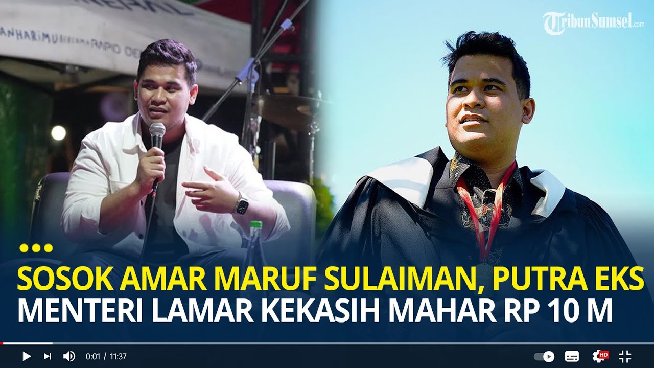Sosok Amar Maruf Sulaiman, Putra Eks Menteri Jokowi-JK yang Lamar Kekasih dengan Mahar Rp 10 ...