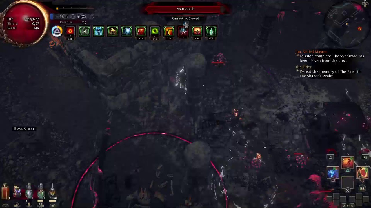 Poe 1 Phrecia, blind prophet Vaal Lightning Strike level 97. Farming ...