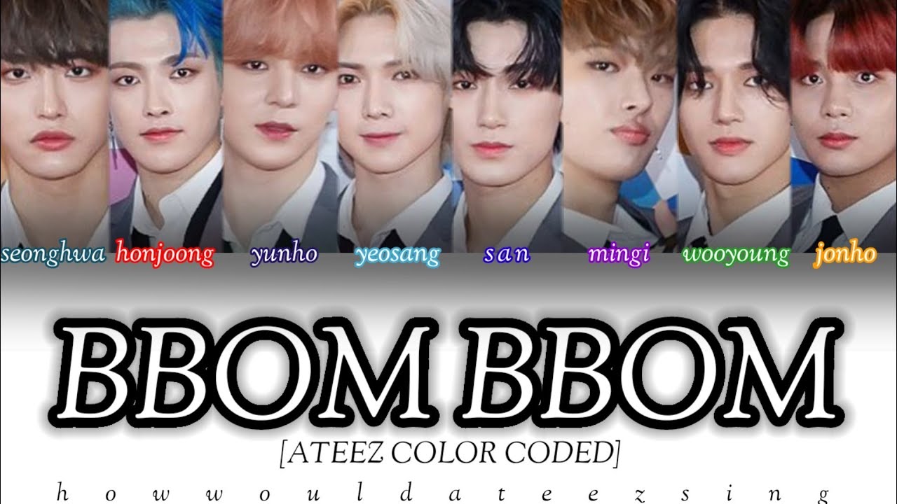 HOW WOULD ATEEZ SING BBOM BBOM BY MOMOLAND - YouTube