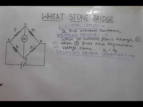 Class12th ,physics , unit2 ,wheatstone Bridge - YouTube