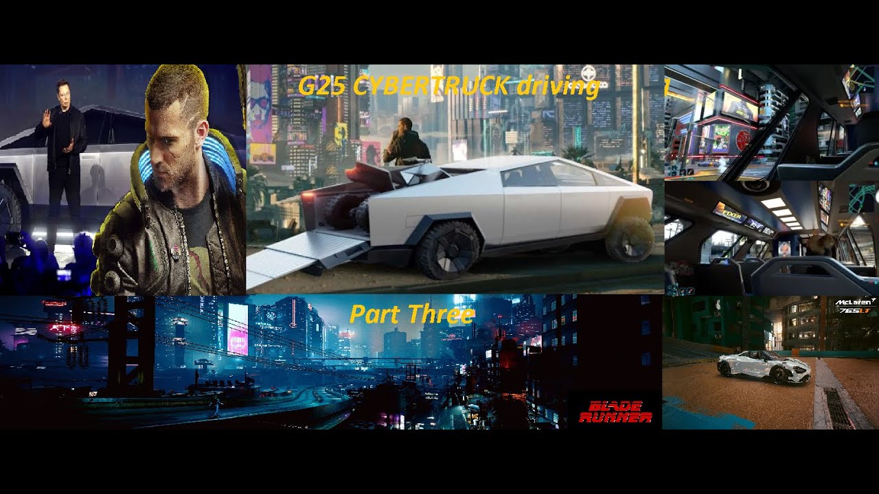 TESLA CYBERTRUCK in Night City - Cyberpunk 2.21 Blade Runner & Luke ...