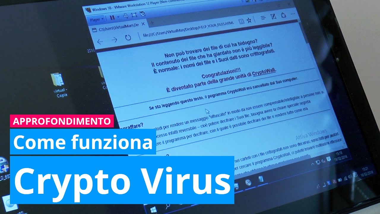 Cryptovirus: come funziona | Hardware Upgrade - YouTube