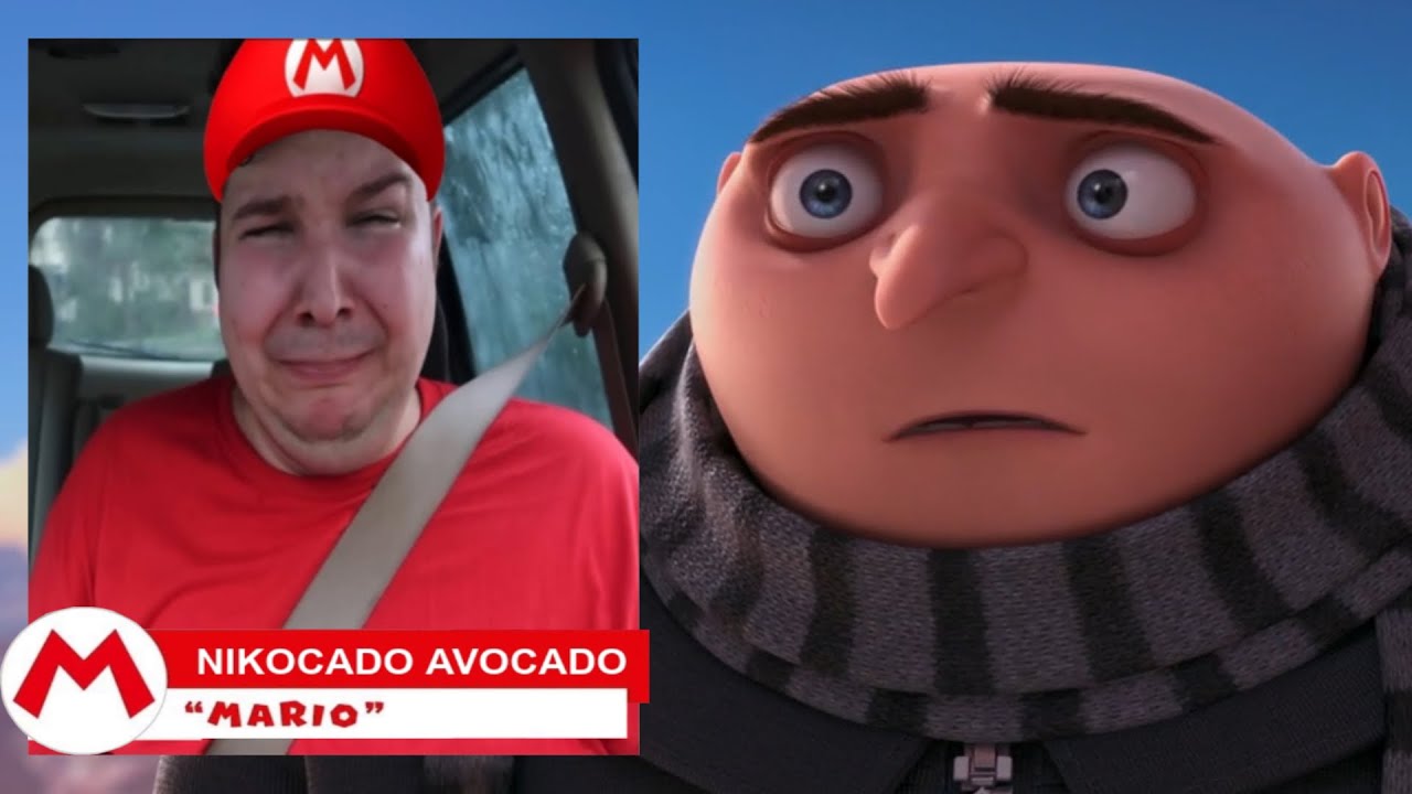gru reacts to mario movie - YouTube