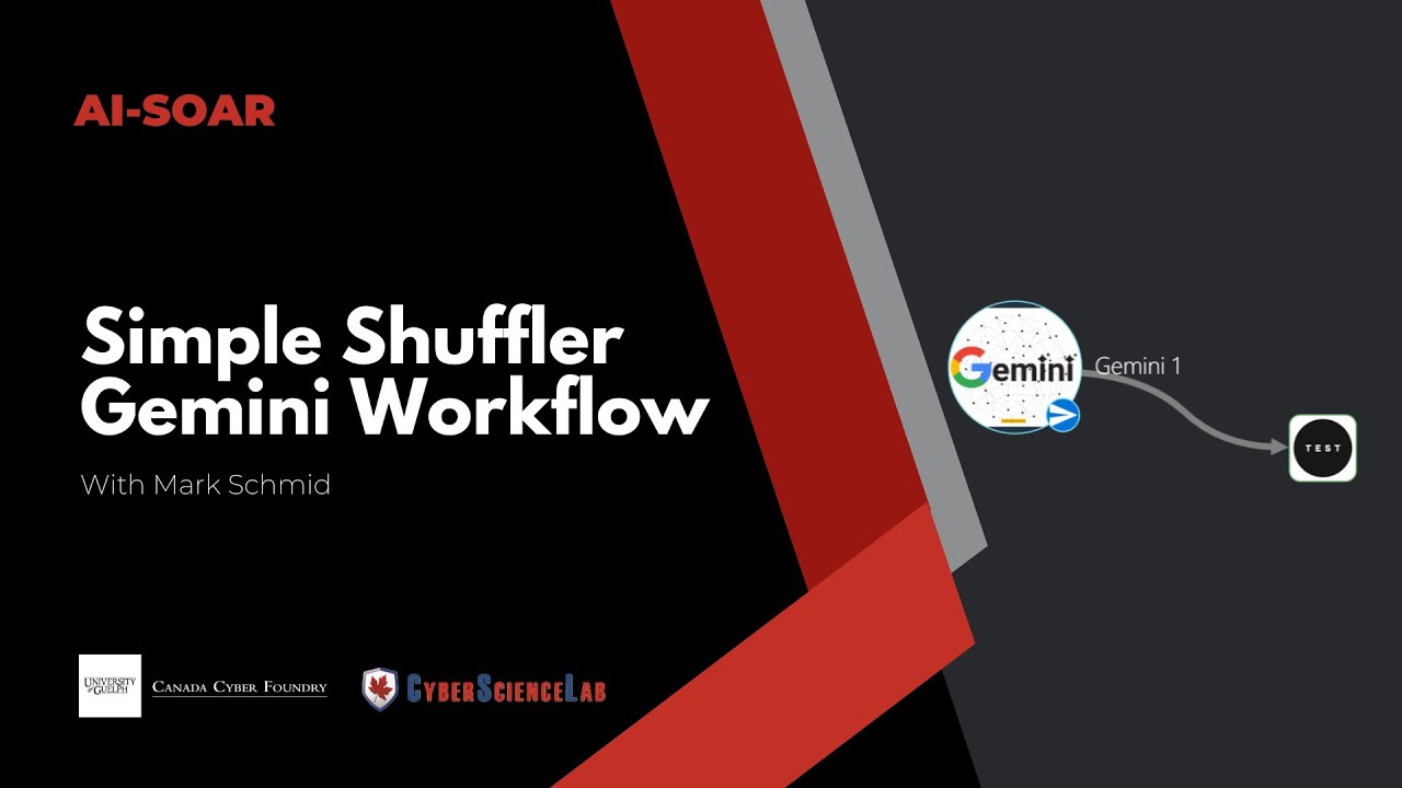 Simple Shuffler Gemini Workflow - YouTube