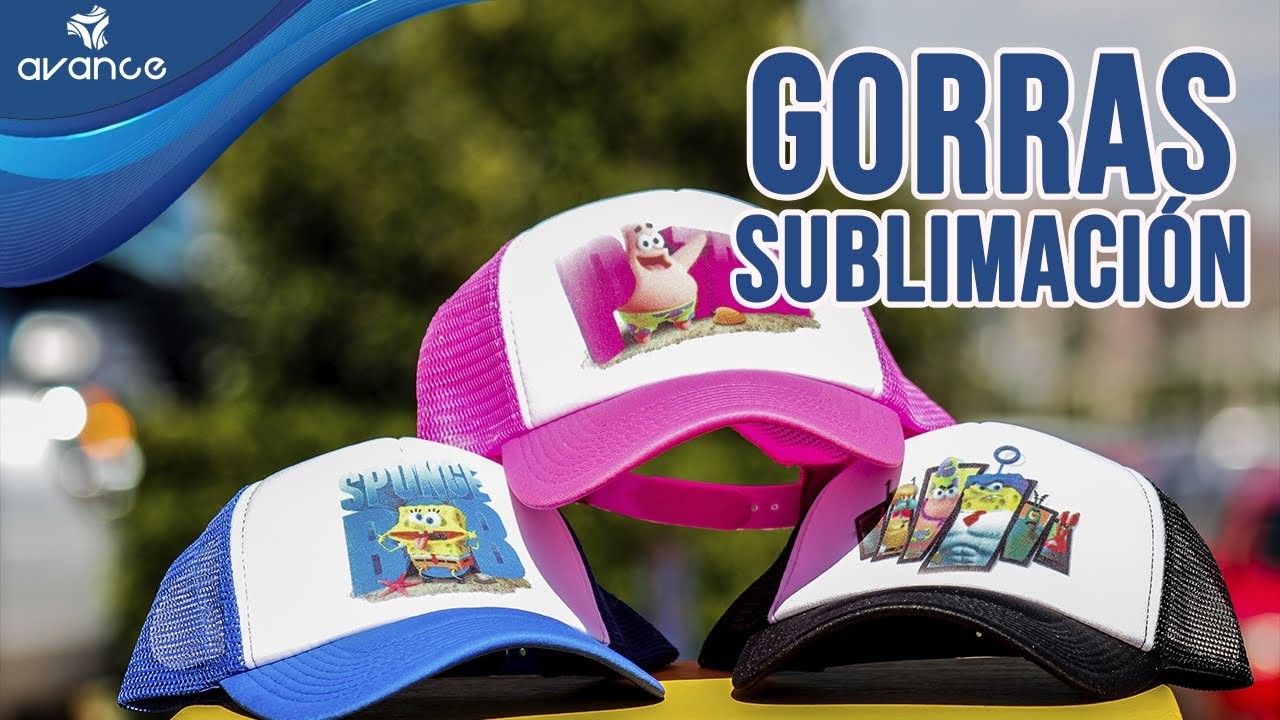 Personalización en Gorras acojinadas para sublimación - YouTube