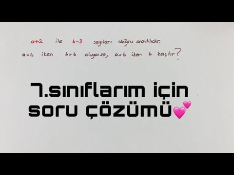 Oran\\orantı soru çözümü