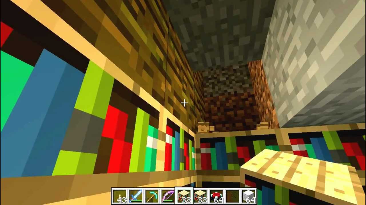 minecraft how to build a magic table room - YouTube