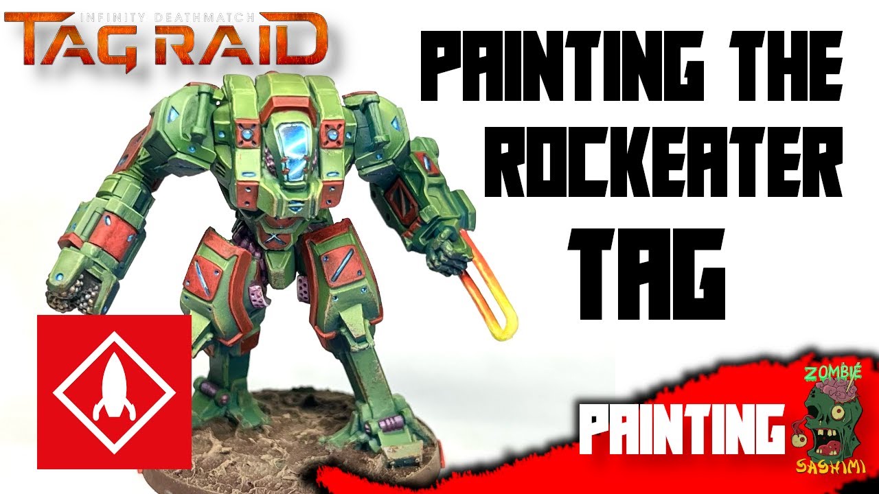 Painting the Nomad TAG from Infinity TAG Raid by Corvus Belli - YouTube