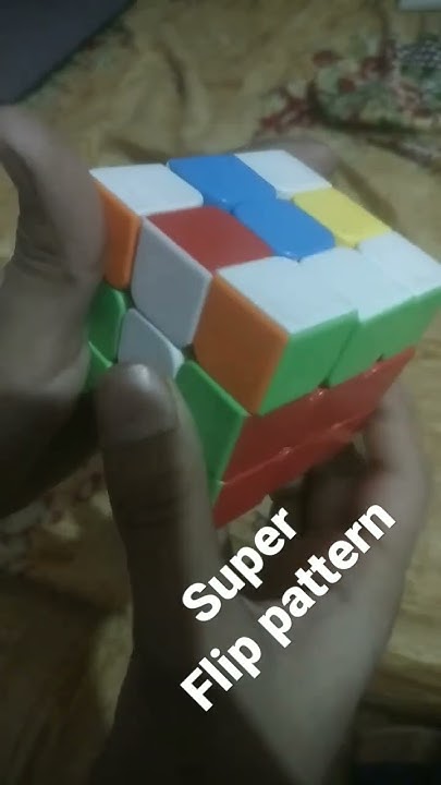 Rubik cube super flip pattern - YouTube
