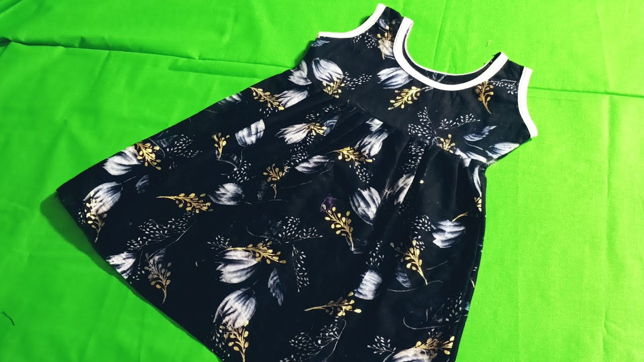 Baby Frock Cutting And stitching|Baby Frock Designs|Simple Baby Frock ...
