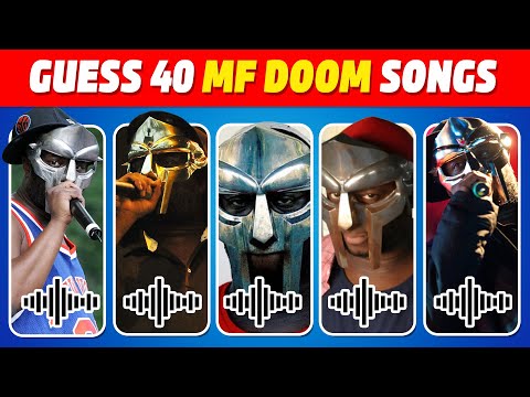 Guess 40 MF Doom songs | Guess the rap song quiz | MF Doom songs Quiz 2025