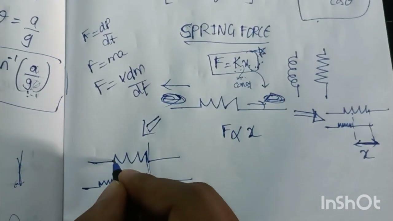 Spring force(NLM Lecture 6) - YouTube