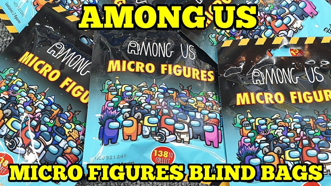 Among us micro figures blind bags openings! - YouTube