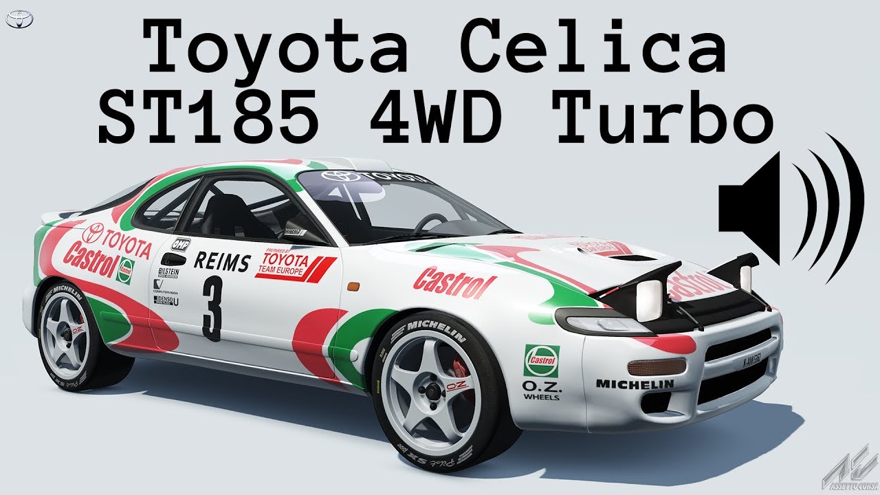 Assetto Corsa Sound: Toyota Celica ST185 4WD Turbo (Ready to Race Pack ...