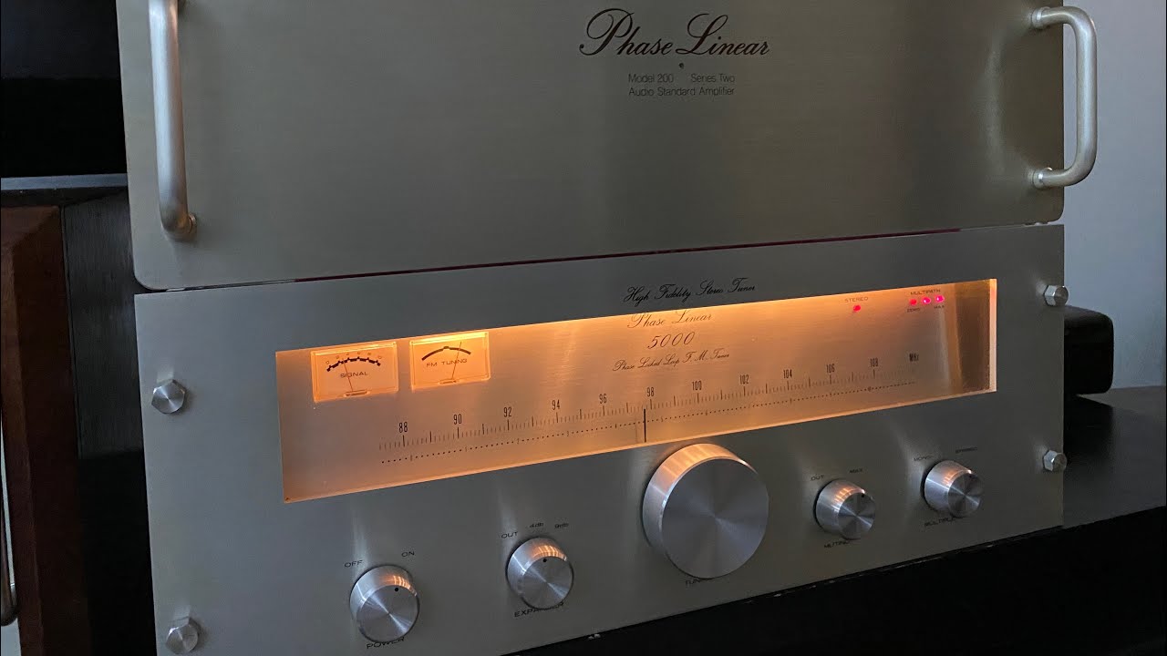 Phase Linear 5000 Tuner #tuner #stereo #vintageaudio #poweramplifier # ...
