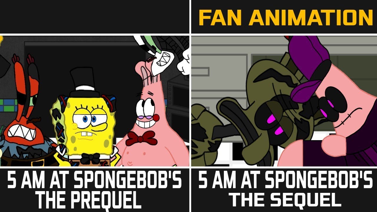 5 AM at SpongeBob’s: The Prequel & Sequel | FNAF-Style Fan Animation ...
